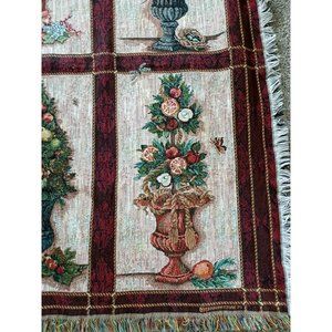 Goodwin Weavers | Bedding | Throw 59 X 4 With Floral Motif Goodwin ...